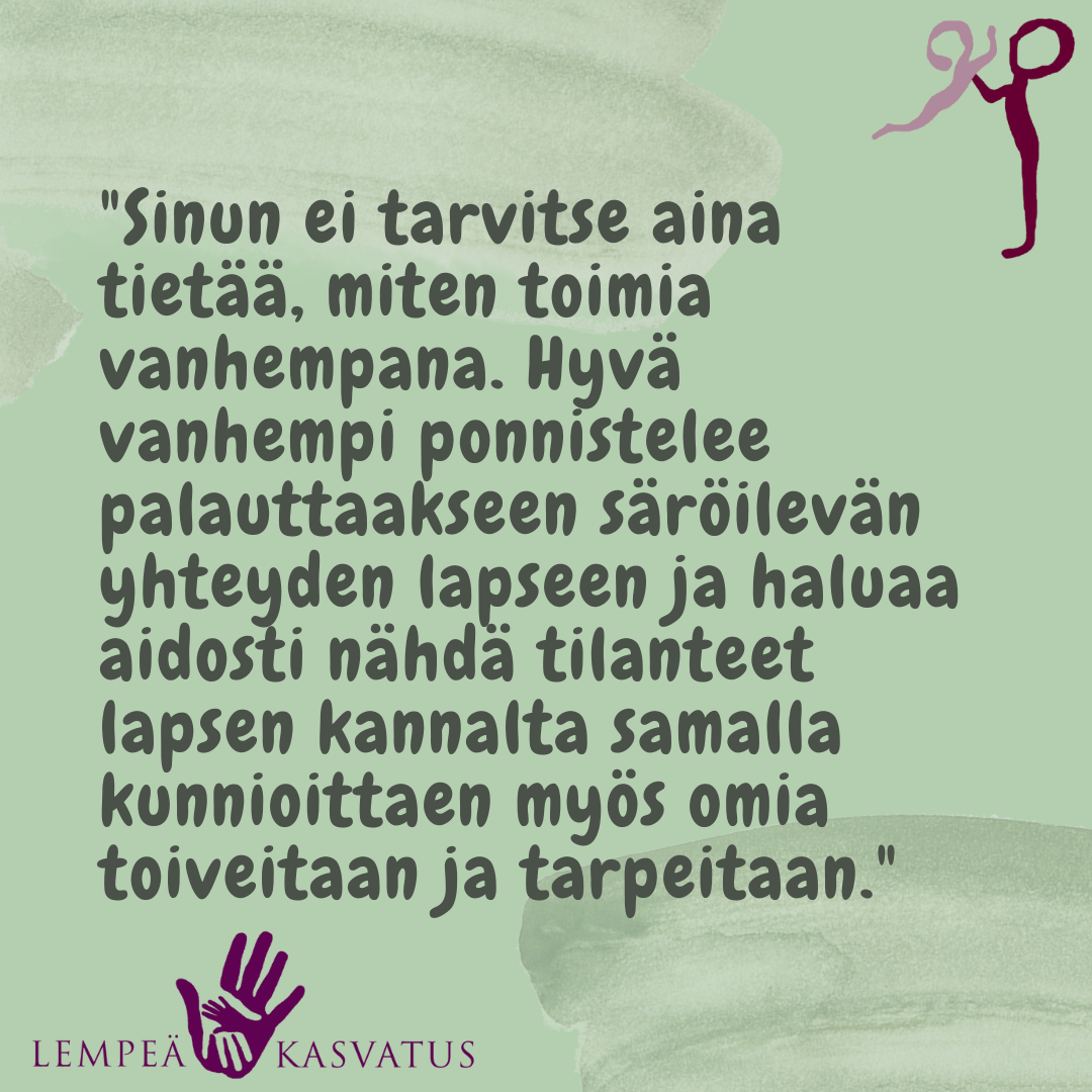 Hyvän vanhemman salaisuus - Kiintymysvanhemmuus ry